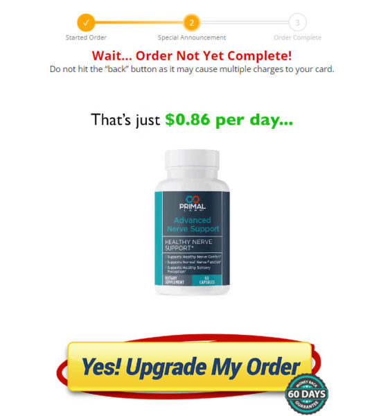 Health Product Review: Primal Labs Advanced Nerve Support - Fact and Myth