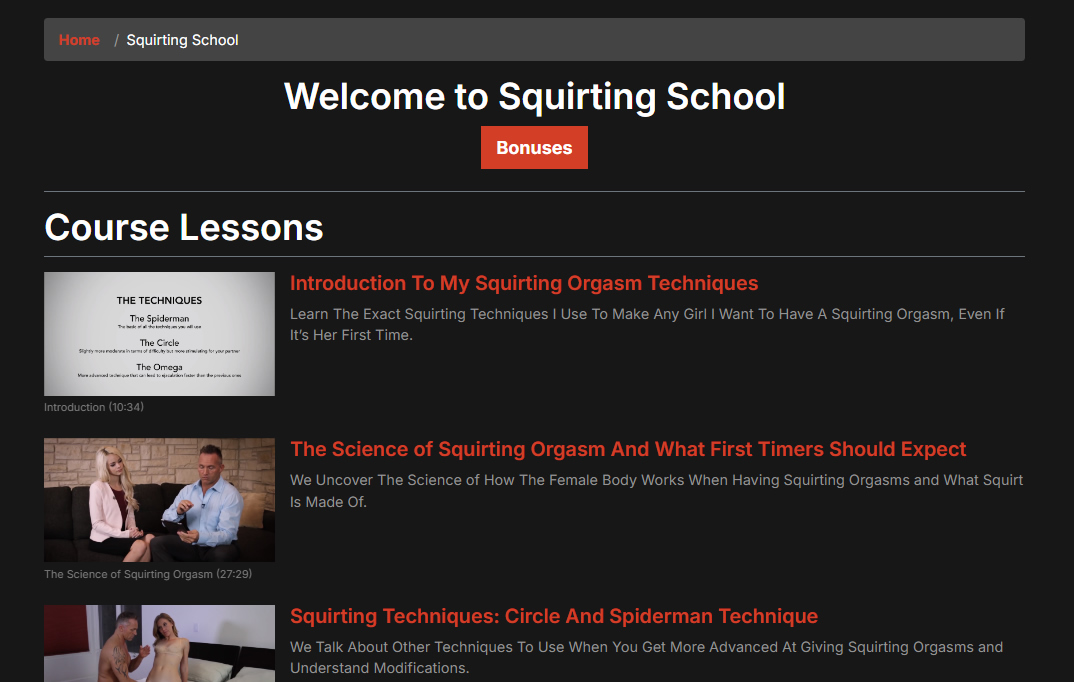 We Teach Sex Squirting School Review: Unlock Her Ultimate Orgasm - Fact and Myth